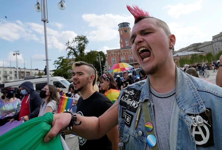 Two LGBT marches held in Poland under heavy police security