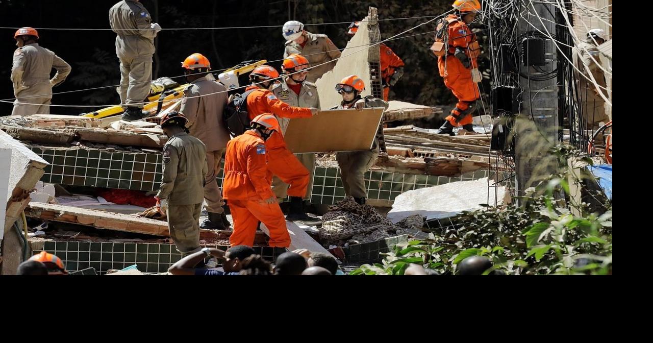 Collapse of buildings in Rio kills 3 in militia-run area