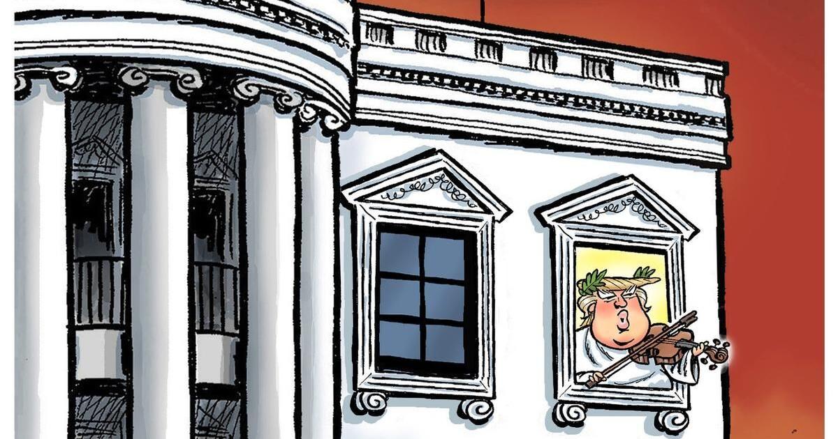 Theo Moudakis: Trump as Nero