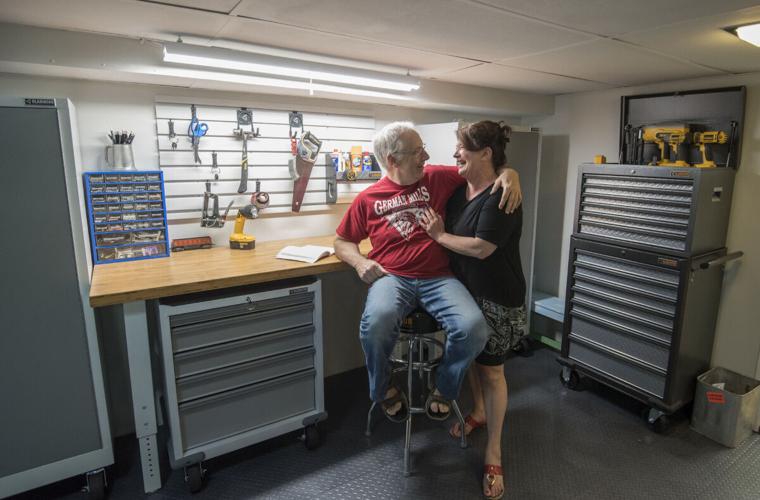 A workspace worthy of a DIY dad