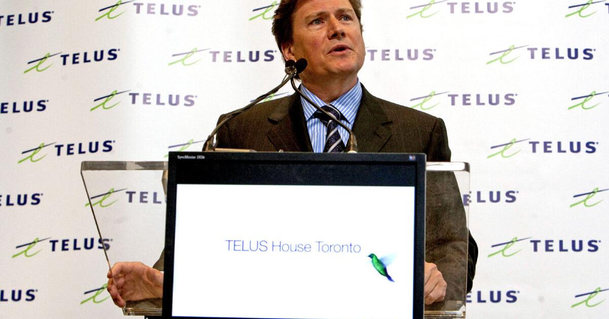 Telus CEO Darren Entwistle stepping down