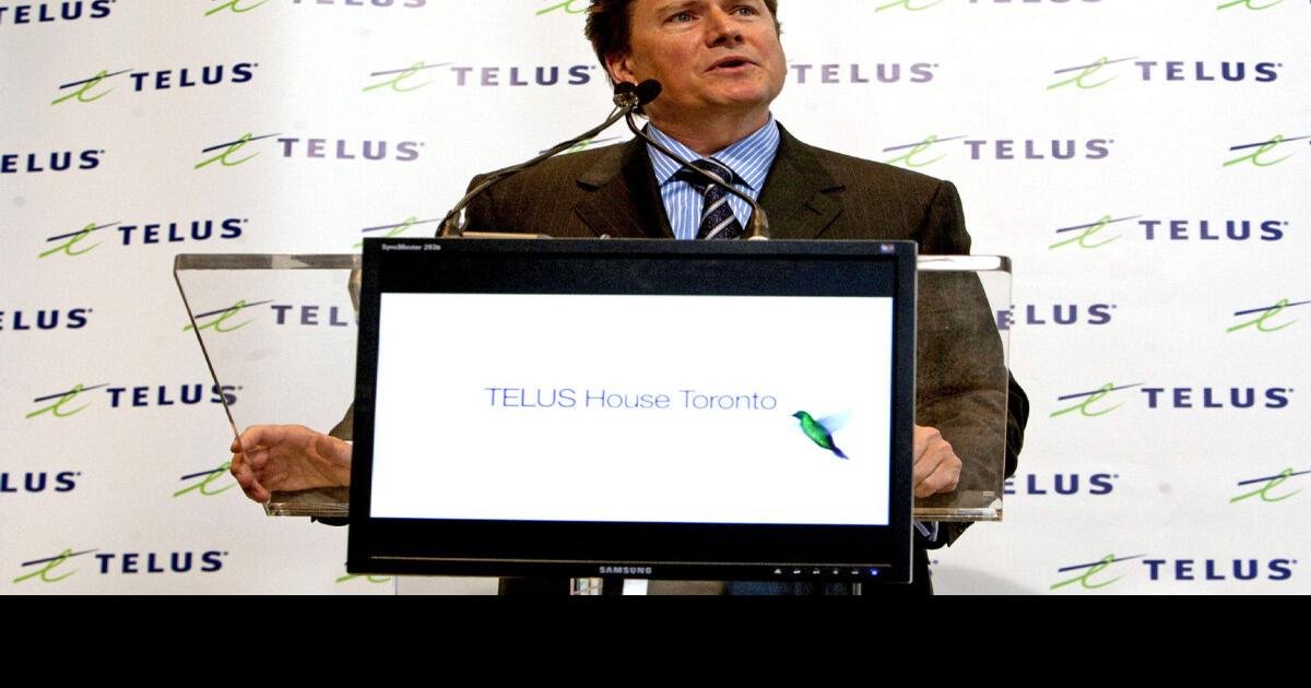Telus CEO Darren Entwistle stepping down