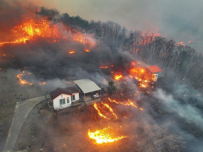 Residents in South Korea's Andong city told to evacuate as wildfires spread
