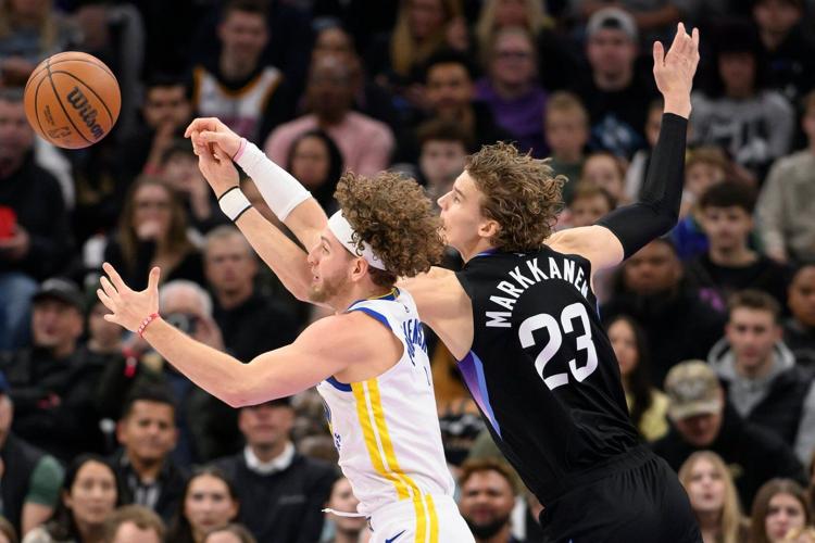 Golden State buries Utah 140-124 behind a flurry of 3-pointers