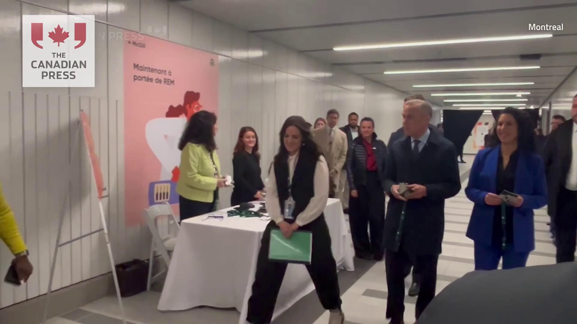 Mark Carney attends launch of new branch of Montreal-area light rail ...