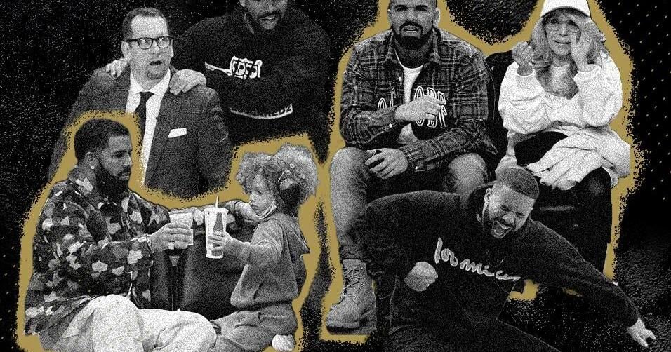 What’s it like to sit beside Drake at a Raptors game?