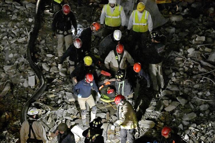 Worker rescued from rubble after construction accident in Kentucky