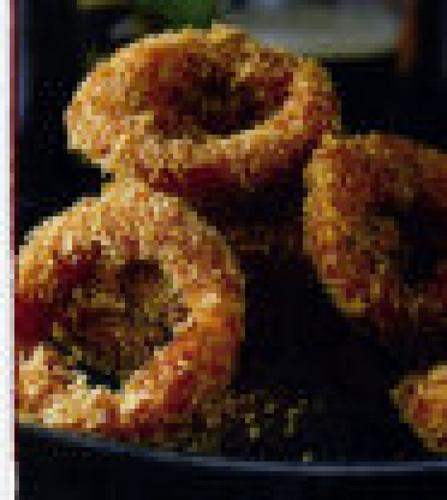 Sriracha-panko onion rings