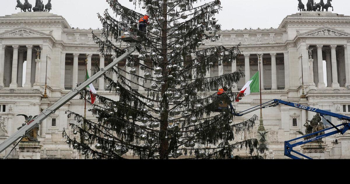 Rome to carve up its ‘mangy’ Christmas tree into souvenirs