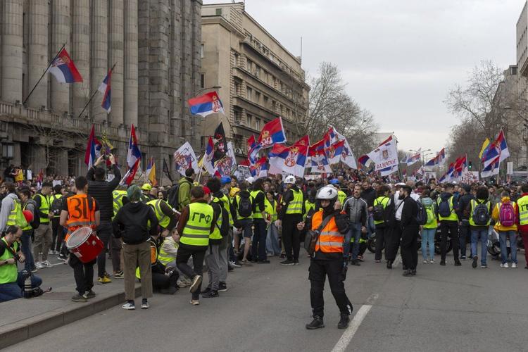 PHOTO COLLECTION: Serbia Protest Tensions