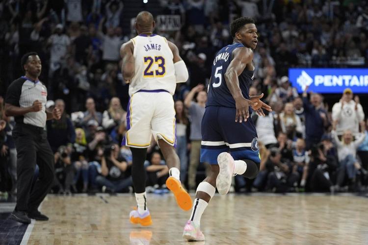 Anthony Edwards is 'just trying to be a pest' to LeBron James. The T-wolves won't back down from LA