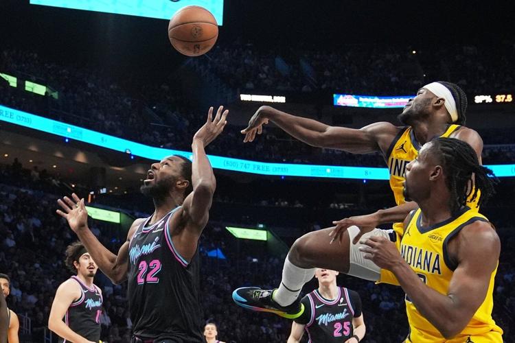 Heat run away in 4th quarter and beat Pacers 142-116 to hand Indiana ...