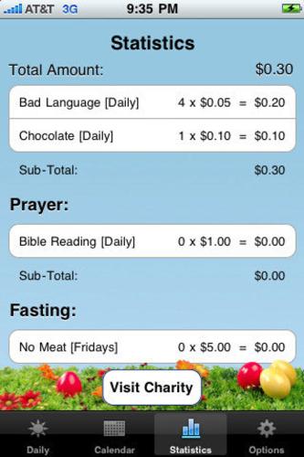 Lent app ‘40 days’ helps those giving up bad habits