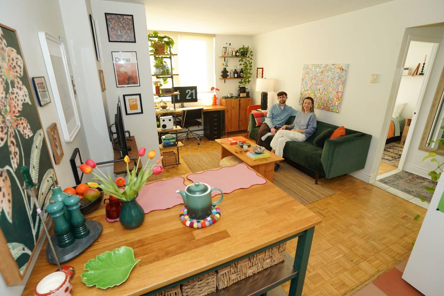 Toronto couple’s 430-square-foot place is cosy, stylish home