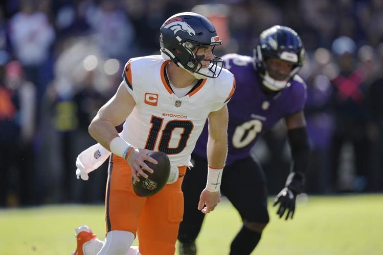 Broncos, Nix knocked down a notch in humbling loss to Ravens