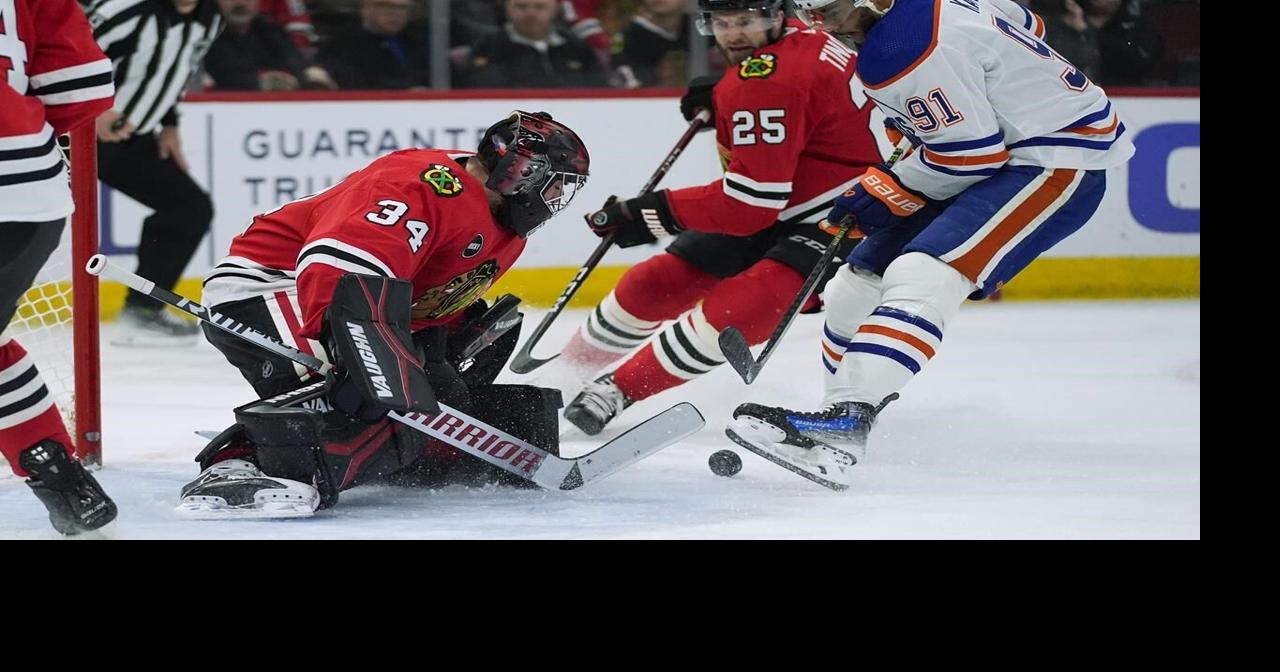 Oilers do enough to beat Blackhawks 2-1, extend win streak to 8 games