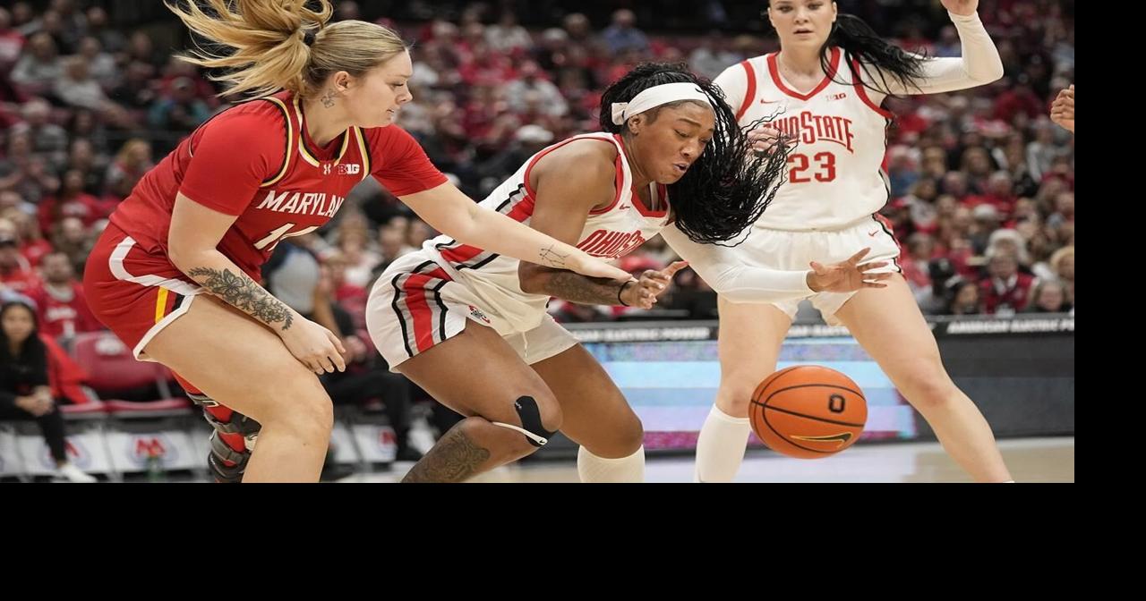 Celeste Taylor scores 20 as No. 2 Ohio State beats Maryland 79-66 to ...