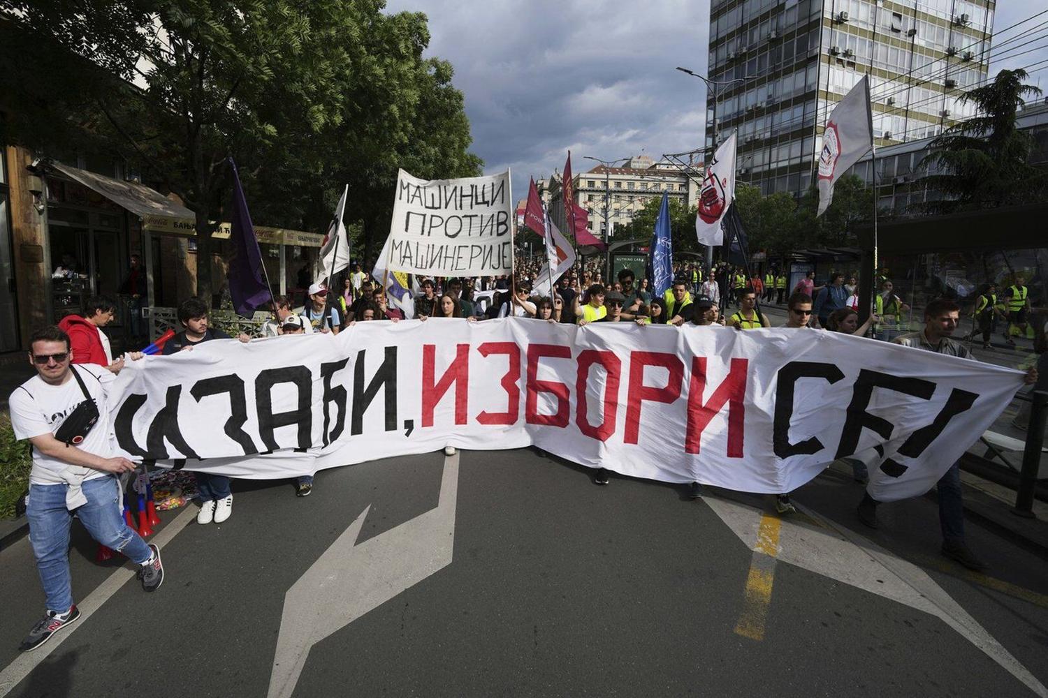 Dozens of anti-government protesters detained during clashes with riot ...