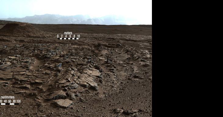 Mountain on Mars may have formed from lake