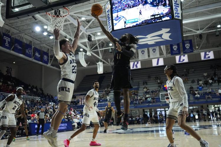 PJ Haggerty scores 26, No. 19 Memphis holds on to beat Rice 86-83