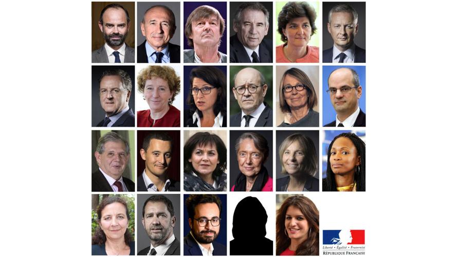 French President Emmanuel Macron mixes old and new, left and right in ...