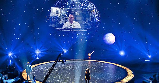 Cirque founder hosts show for Earth from space