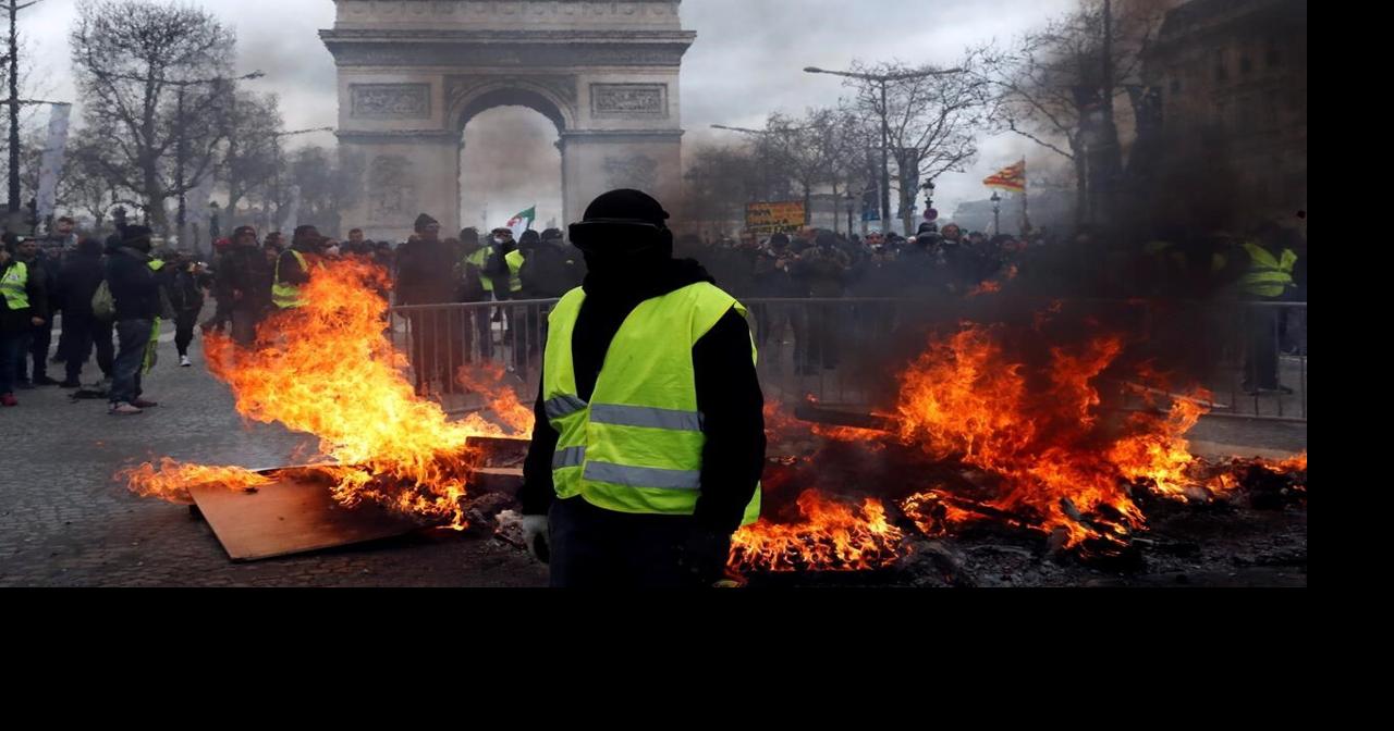 French yellow vest protests in Paris avoid last week’s riots