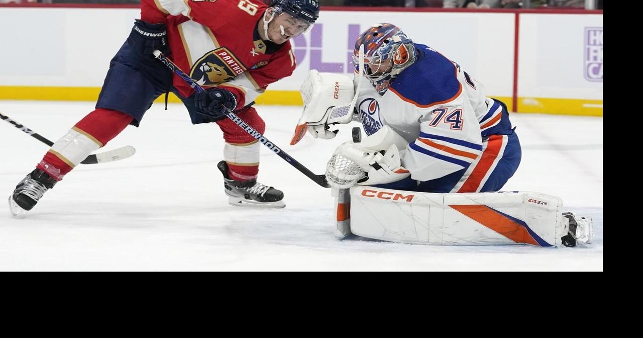 Skinner’s 40 saves help Oilers defeat Panthers 4-2