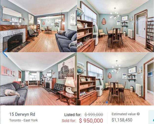 A Toronto home was razed. The empty lot is for sale for more