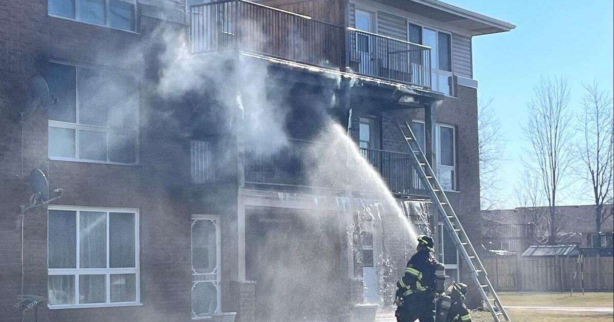 Balcony fire causes evacuation of 30-unit apartment building in Welland
