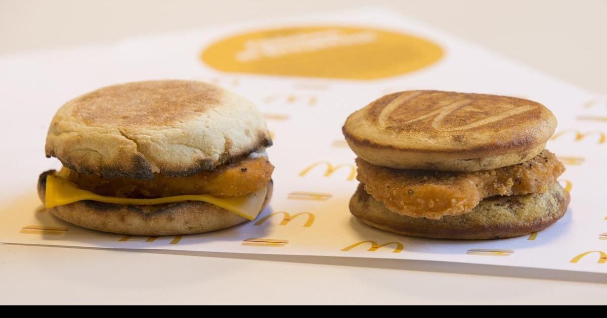 We tried the new chicken breakfast sandwiches at McDonald’s
