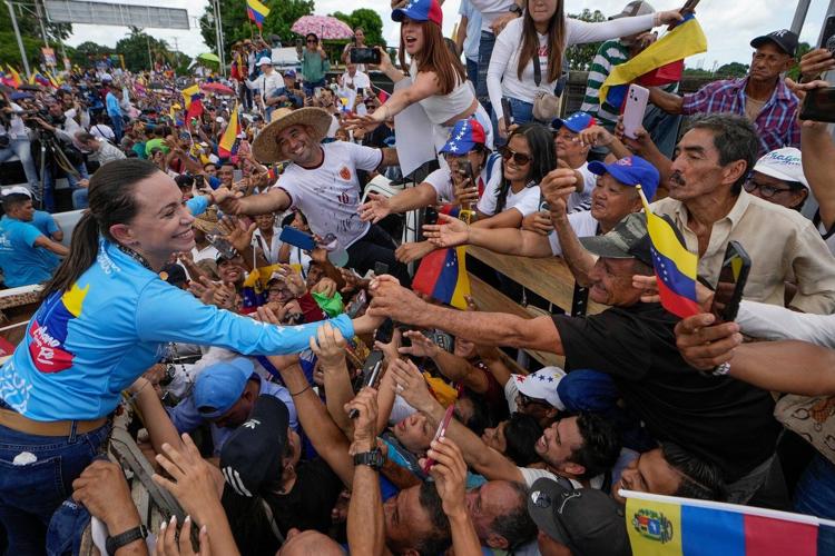 Photos of Venezuelan opposition leader María Corina Machado who has won ...