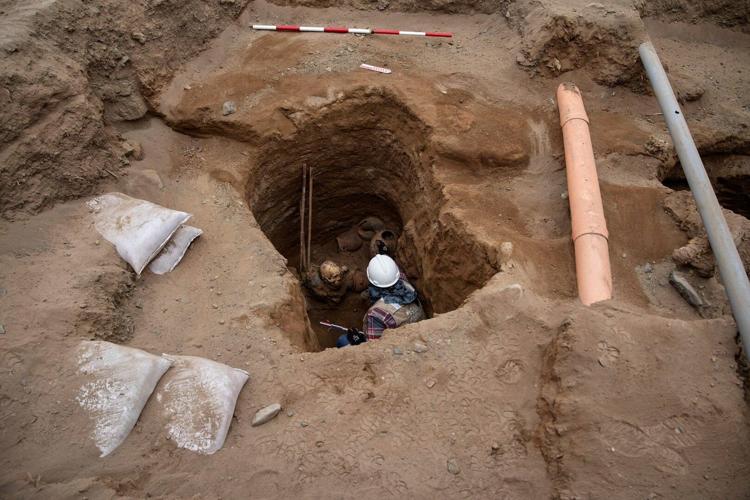 Utility workers in Peru unearth pre-Incan tomb with 1,000-year-old remains