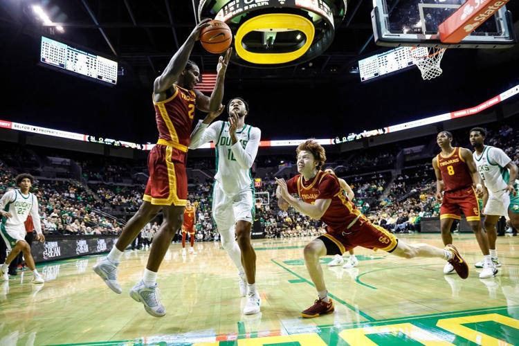 Baker-Mazara has 25 points and No. 24 USC downs Oregon 82-77