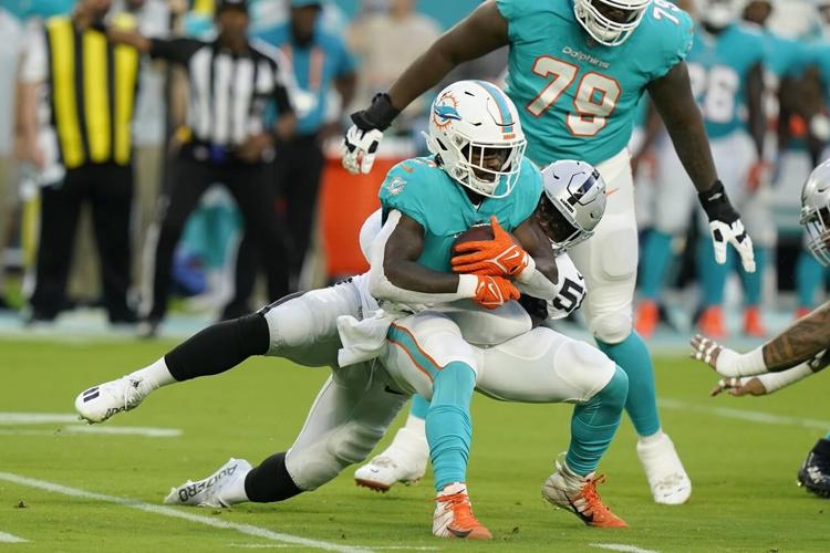 Tagovailoa makes preseason debut; Raiders top Dolphins 15-13