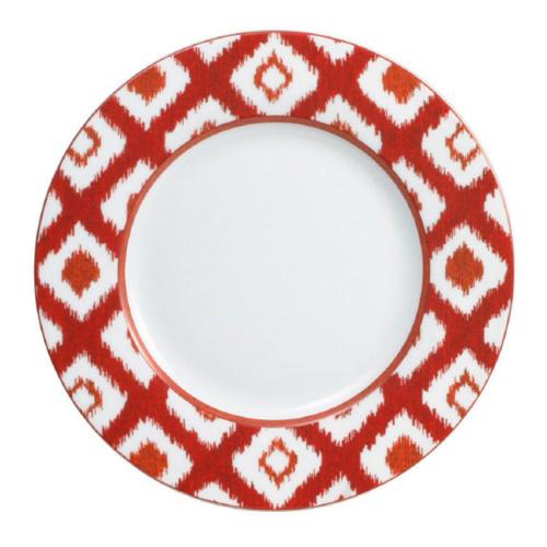 Ikat dinnerware weaves a summery spell