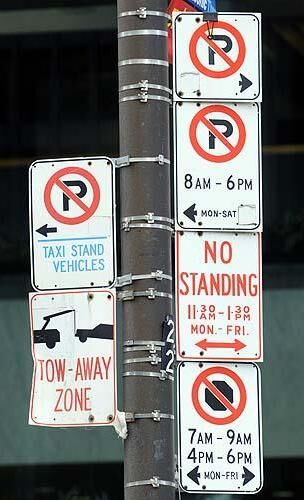 Why do Toronto signs have to be so negative?