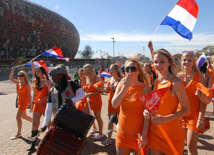 FIFA sees red over Orange mini-dress