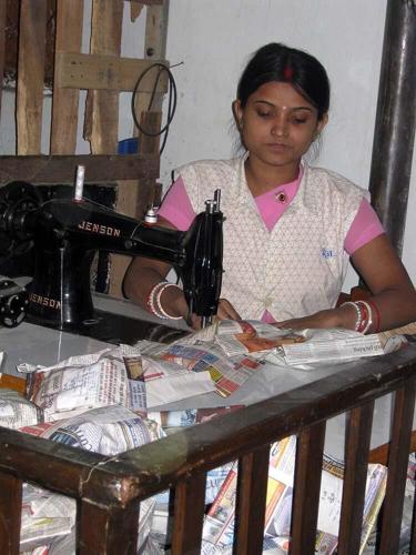 Wells: Cloth by cloth, used goods go to needy homes