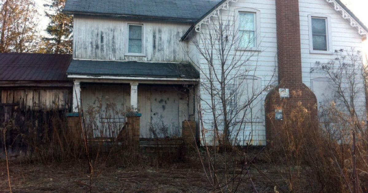 Padlocked room in abandoned house raises alarm