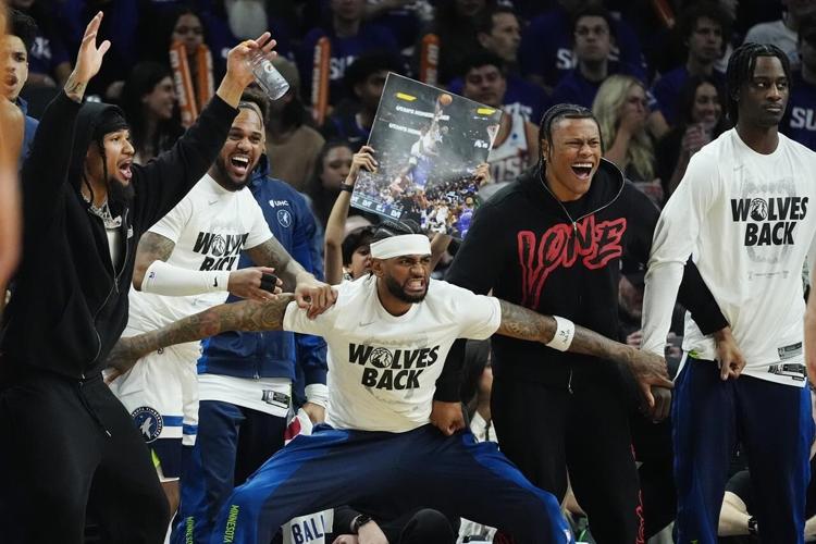 Edwards and Towns lead Timberwolves into the 2nd round of the NBA ...