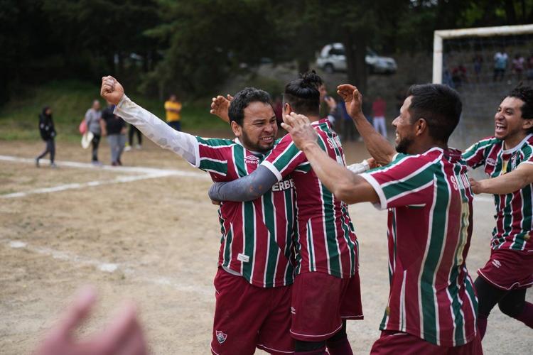 A football league plays in an extinct volcano crater, fiercely guarding ...
