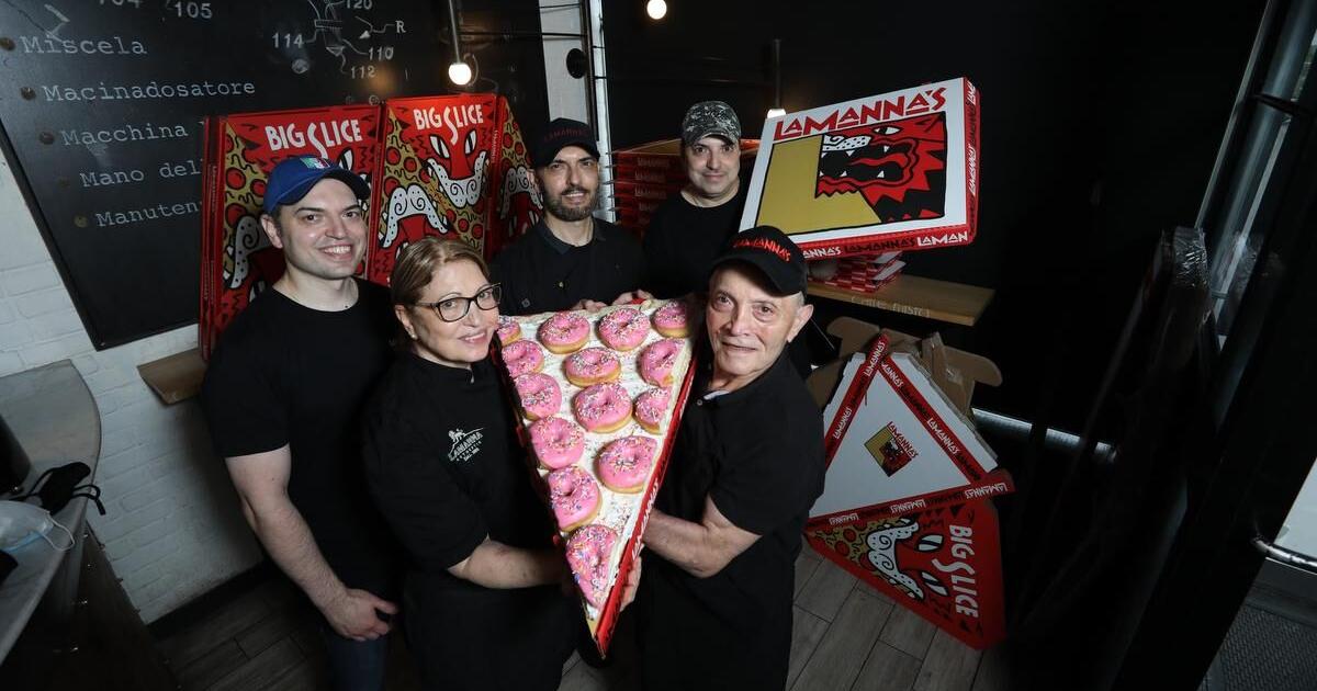 Lamanna’s Bakery in Scarborough is known for its Big Slice. Its ...