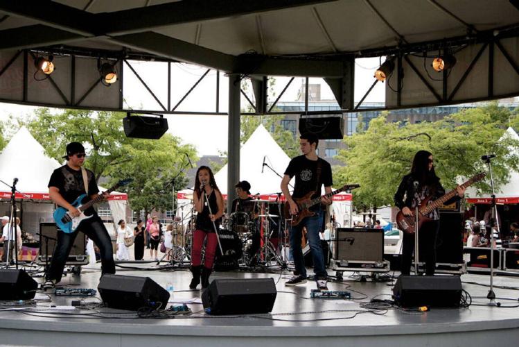 Ten-year-old girl channels the gods of rock ’n’ roll