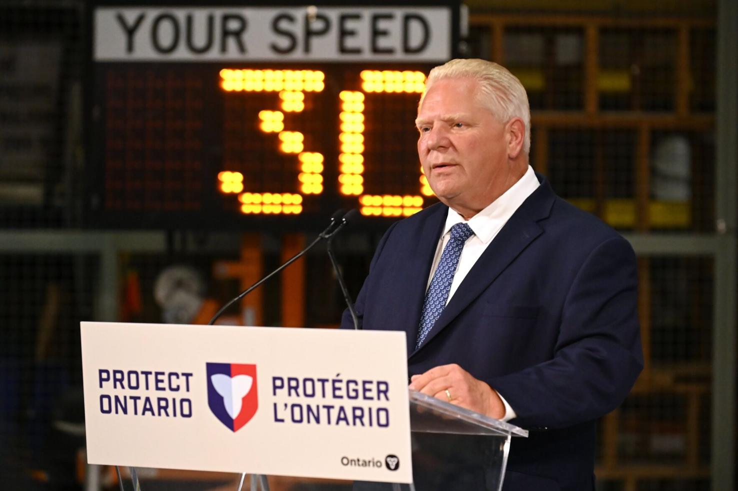 Speed camera ban: Doug Ford faces backlash from municipalities