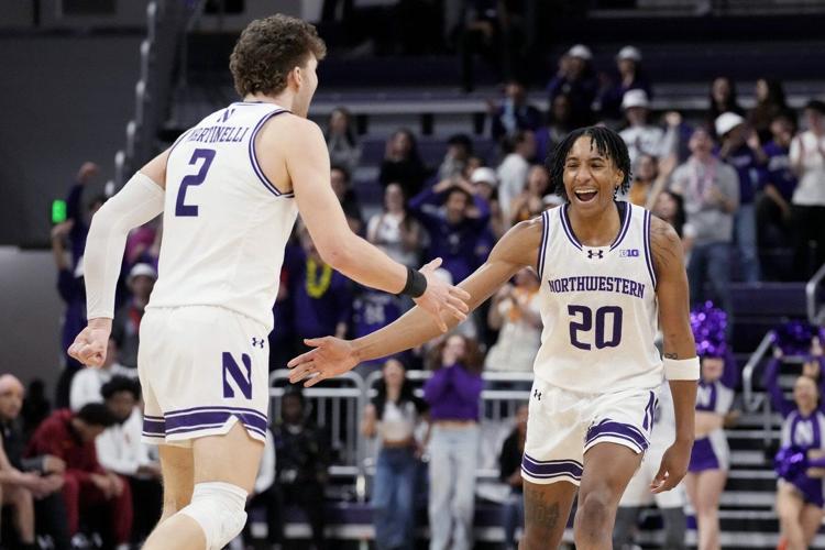 Northwestern uses Martinelli's last second heroics to stave off USC 77-75