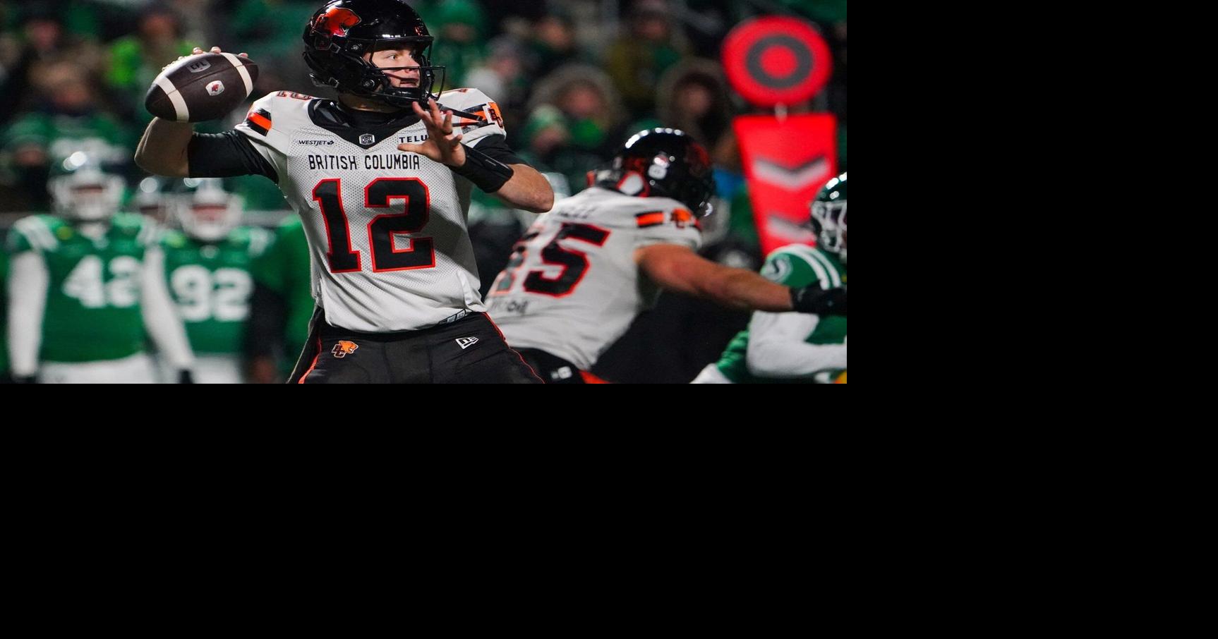 B.C. Lions quarterback Nathan Rourke named CFL's outstanding player