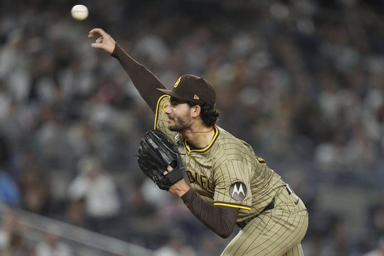 After losing no-hit bid in 7th inning, Padres pitcher Dylan Cease exits ...