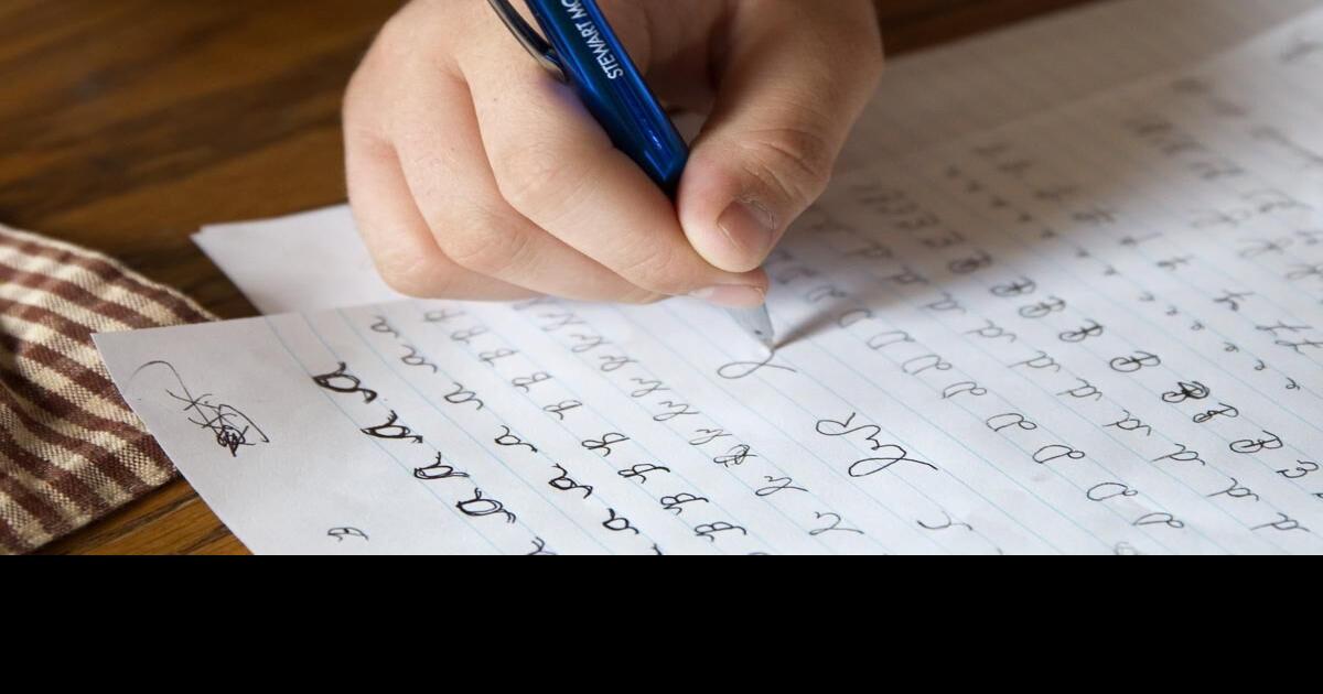 Letters to the editor: The calming affect of cursive writing; The value ...