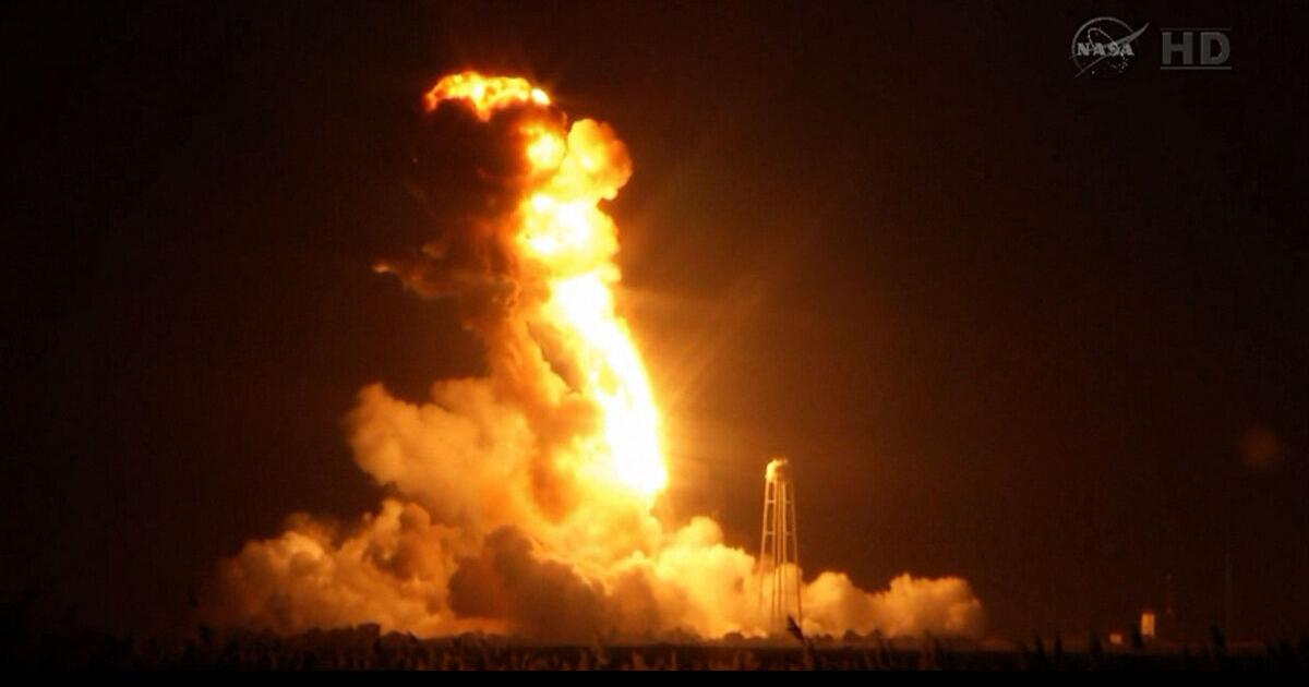 Unmanned NASA rocket explodes moments after launch